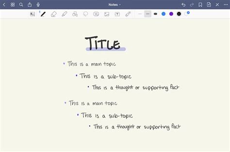 Outline Note Taking Method Guide