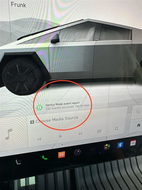 Sentry Mode Event App Notification Tesla Cybertruck Forum News