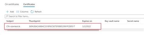 Adding Certificate To Azure Apim From Keyvault Stack Overflow
