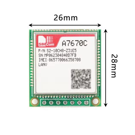 Fs Mcore A7670c 4g Lte Cat1 Sim Module Sim A7670c Module With Antenna