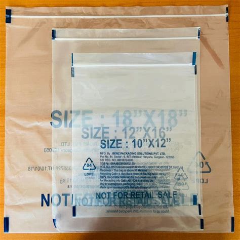 Benz Packaging Ldpe Zip Lock Bags At Rs 276 In Gurugram Id 7242795