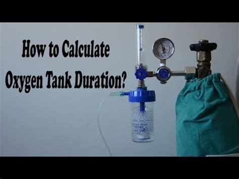 Oxygen Tank Duration Times Oxygen Tank Duration Chart