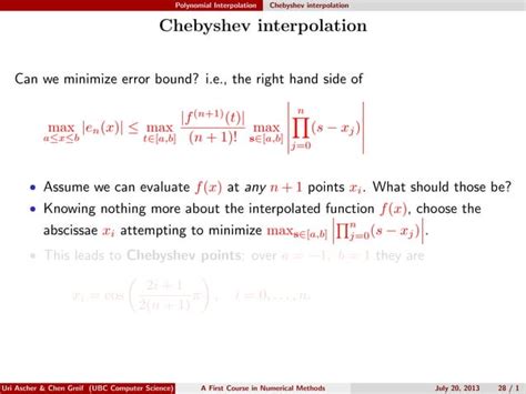 2 Polynomial Interpolation Ppt