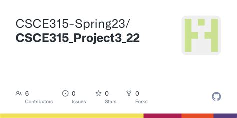 Github Csce315 Spring23csce315project322