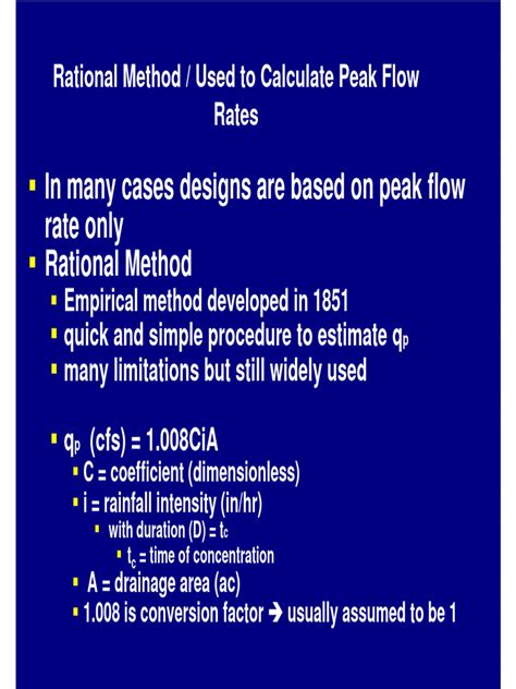 Rational Method Pdf
