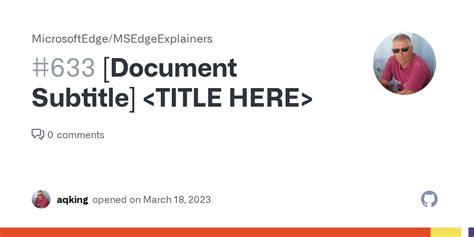 [document subtitle] · issue 633 · microsoftedge msedgeexplainers · github