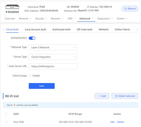 ruijie reyee help and support center