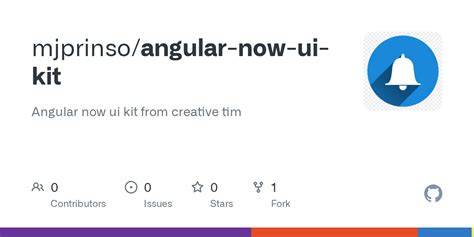Github Mjprinsoangular Now Ui Kit Angular Now Ui Kit From Creative