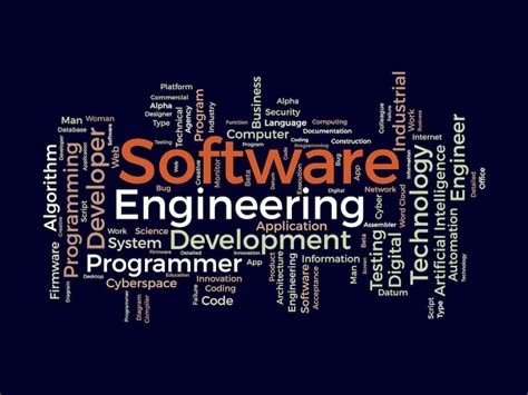 Premium Vector Word Cloud Background Concept For Software Engineering Computer Programming