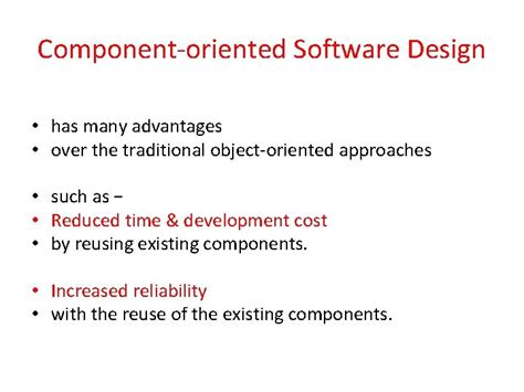Componentbased Architecture Decomposition Reusability Decomposition Component Based Architecture