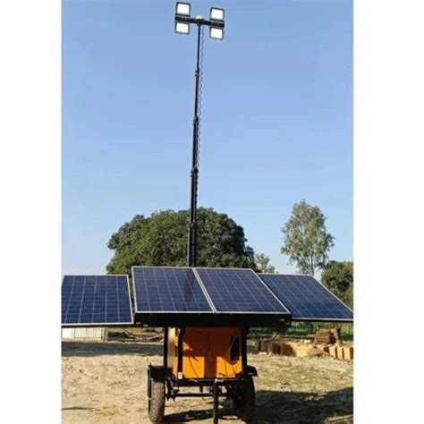 Mobile Solar Light Towers 10 Watt At ₹ 700000piece In Hyderabad Id