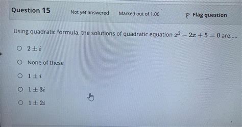 Solved Question 15 Not Yet Answered Marked Out Of 100 P