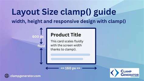 Layout Size Clamp Guide Width Height And Responsive Design With Clamp