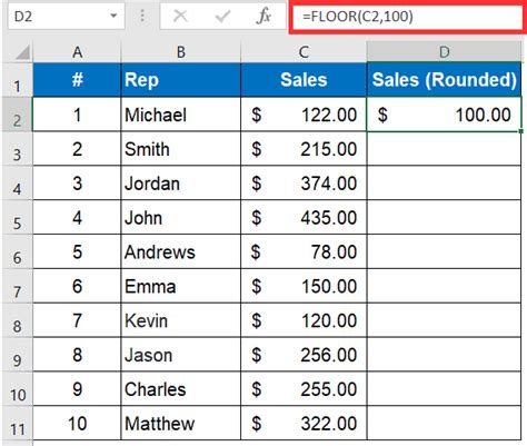 How To Round To Nearest 100 In Excel 6 Easy Ways