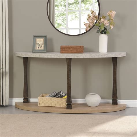 Mid Century Modern Semi Circle Console Tables Bed Bath And Beyond