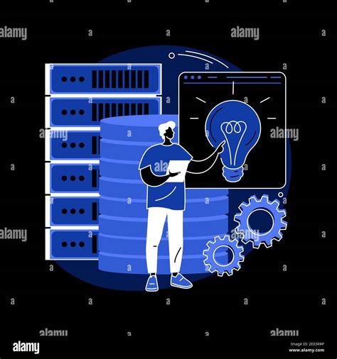 Innovative Big Data Solutions Abstract Concept Vector Illustration Stock Vector Image And Art Alamy