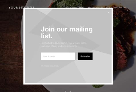 how to create a squarespace pop up lauren taylar
