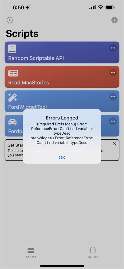 Error On Fresh Install After Entering Fordpass Login Info And Hitting