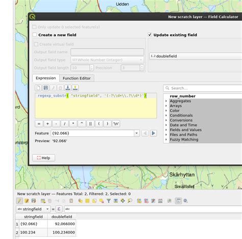 Attribute Table Converting Text Field With Special Characters To