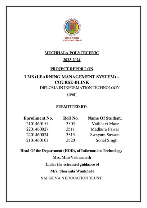 Ilovepdf Merged Summary Computer Engineering Muchhala Polytechnic 2023 2024 Project Report