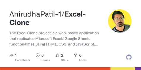 github anirudhapatil 1 excel clone the excel clone project is a web