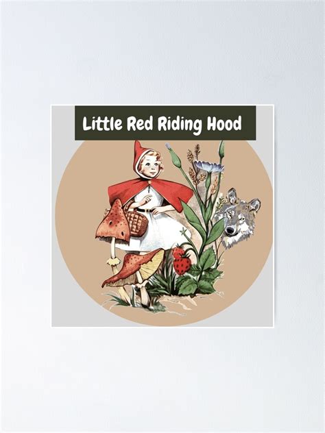 Little Red Riding Hood Poster For Sale By Pknclicks Redbubble