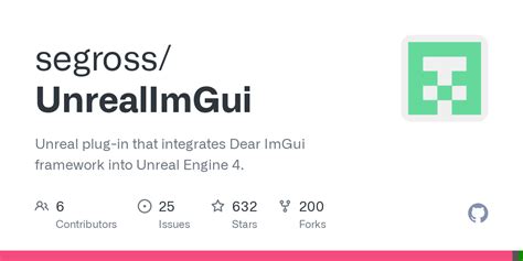 GitHub Segross UnrealImGui Unreal Plug In That Integrates Dear ImGui Framework Into Unreal