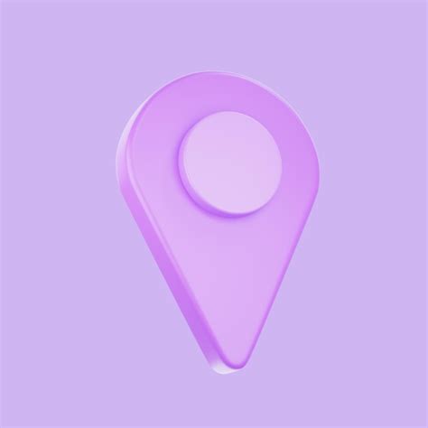 Premium Psd 3d Rendering Blue Map Pin Render Location Mark Or