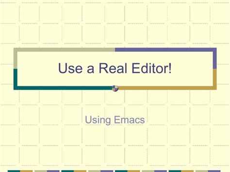 Emacs Editor Introduction Basic Commands