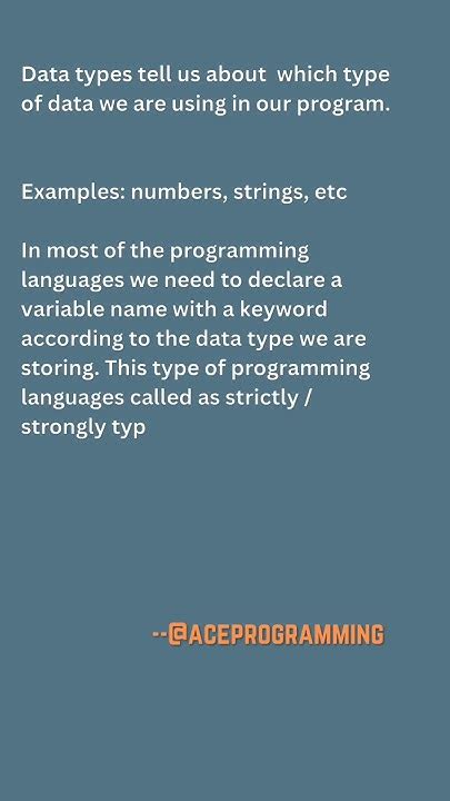 Data Types In Python Java C Programming Languagesaceprogramming Datatypesinpython