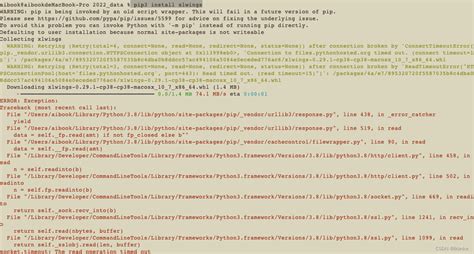Python 在macos上安装python库 Xlwings失败的解决方式mac终端输入pip Install Xlwings报红 Csdn博客