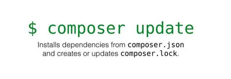 The Difference Between Composer Install And Composer Update Nailed On The Head Dev Metal