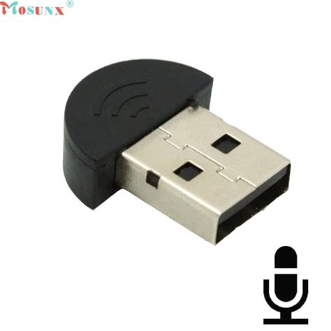 Mosunx заводская цена супер мини USB 2,0 микрофонный аудио адаптер ...