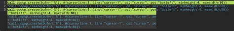 cursorline should not be displayed other than the popup window · issue