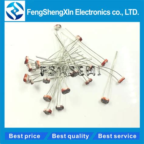 50pcs/lot GL5506 GL5516 GL5537 GL5528 GL5539 GL5549 LDR Photo Light ...