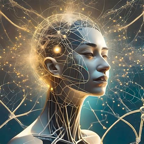 Download Ai Generated Cyborg Neurons Royalty Free Stock Illustration