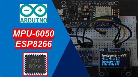 Mpu 6050 With Esp8266 Nodemcu Arduino Ide Display On Oled