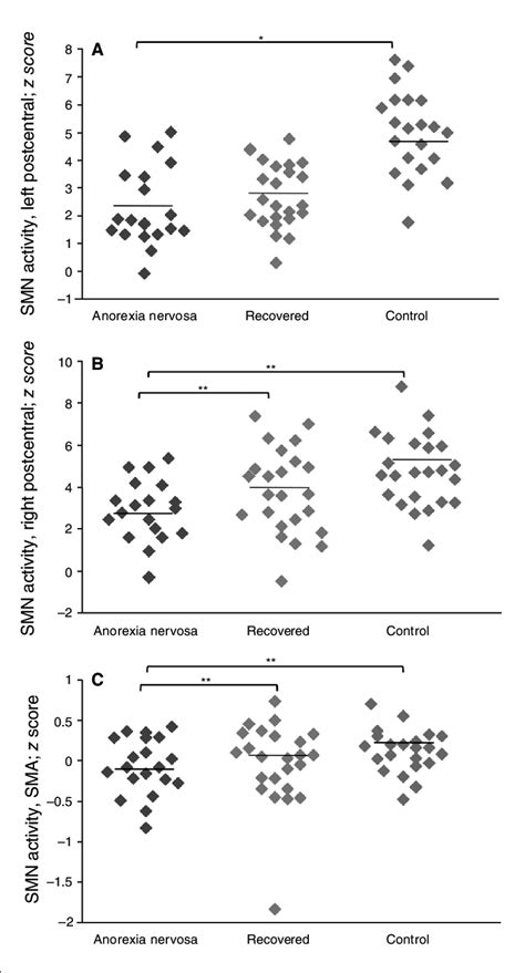 Activity In The Sensorimotor Network Smn For Individual Participants