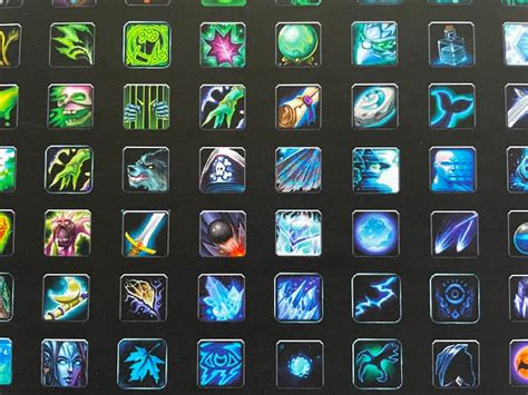 World Of Warcraft Icon Poster Etsy