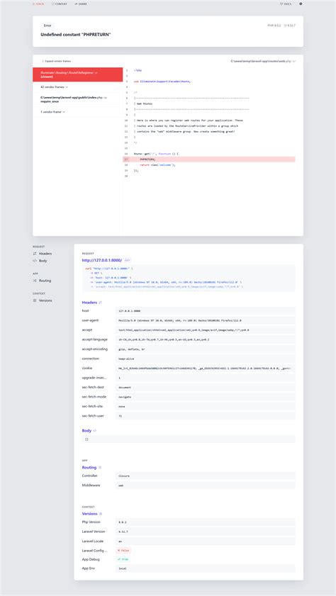 Php流行框架的报错页面，你见过那些？thinkphp报错页面特征 Csdn博客