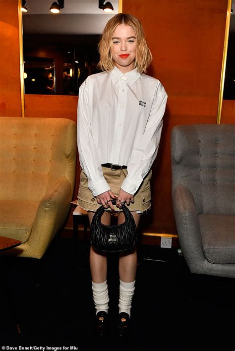 House Of Dragons Milly Alcock Leads The Stars At Miu Miu Womens Tales