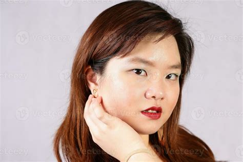 Young Attractive Southeast Asian Woman Posing Facial Expression