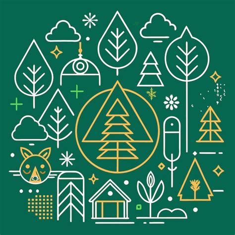 Geometric Shapes Forest Vectors And Illustrations For Free Download Freepik
