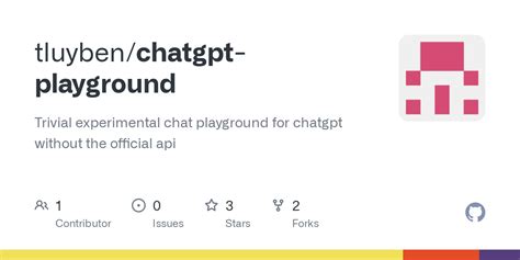 GitHub Tluyben Chatgpt Playground Trivial Experimental Chat Playground For Chatgpt Without