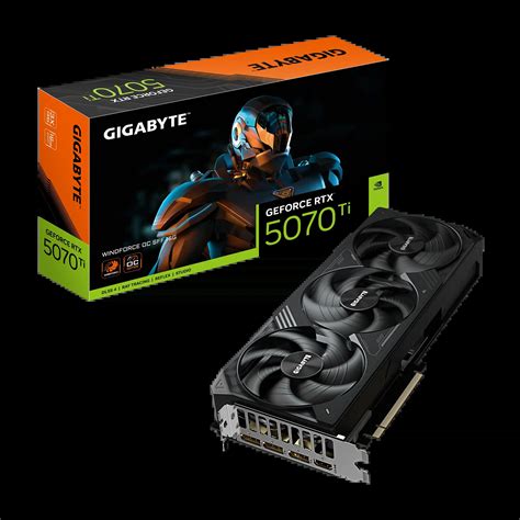 GIGABYTE GeForce RTX 5070 Ti WINDFORCE OC SFF 16G GDDR7 Graphics Card ...