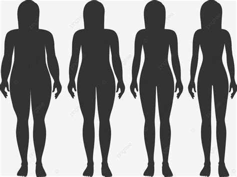 Stages Of Womans Weight Girl Babe People Vector Girl Babe People PNG And Vector With