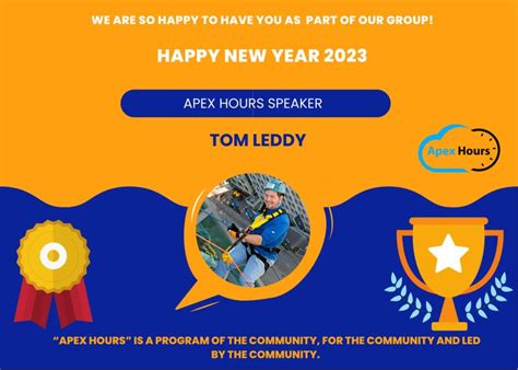 Apex Hours On Linkedin Tom Leddy We Are Very Thankful For You To Share
