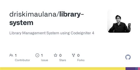 GitHub Driskimaulana Library System Library Management System Using Codeigniter