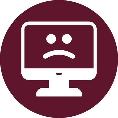 Blue Screen Vector Icon 20288306 Vector Art At Vecteezy