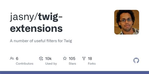 Github Jasnytwig Extensions A Number Of Useful Filters For Twig